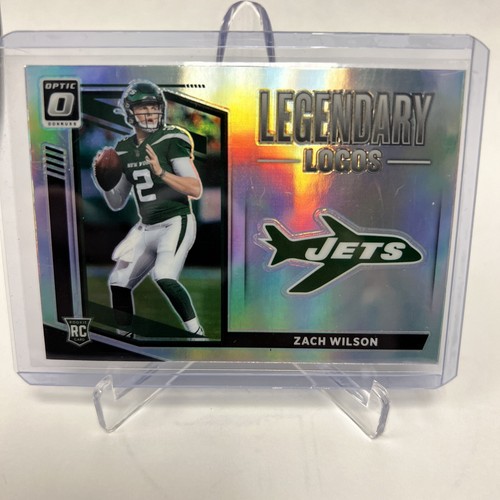 2021 Panini Donruss Optic Zach Wilson Legendary Logos Prizm RC ROOKIE # ...