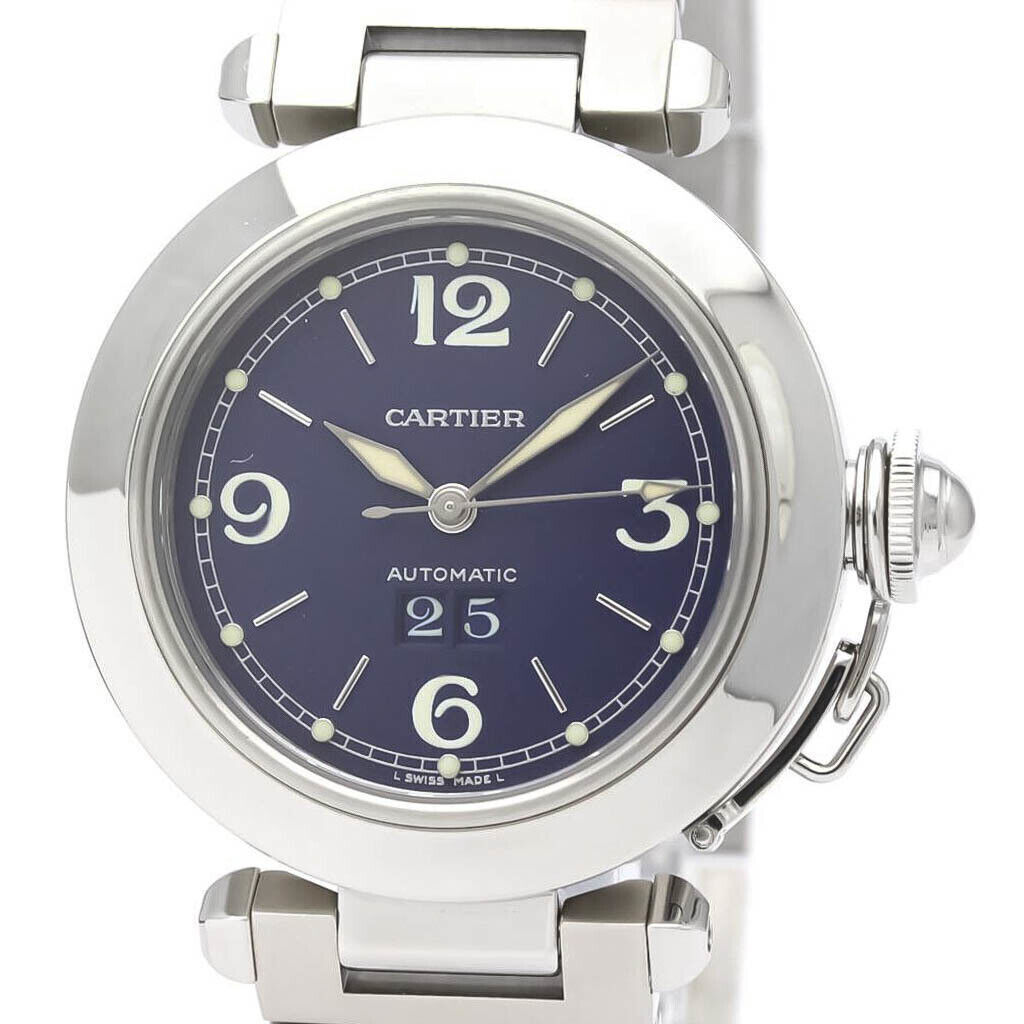 Cartier Pasha Blue Unisex Adults Watch - W31047M7 for sale online | eBay