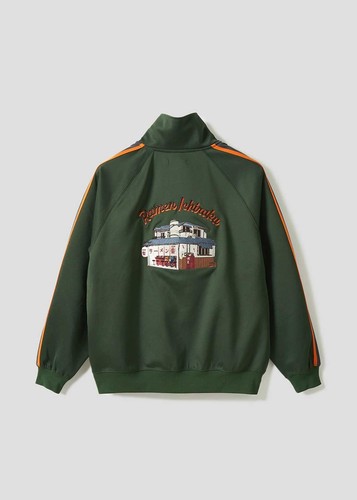 graniph x NARUTO Ramen Ichiraku track jacket Khaki UNISEX Japan new ...