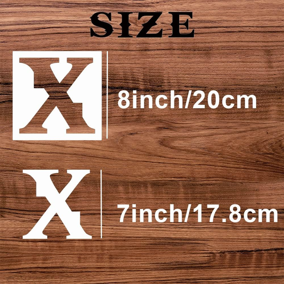 8 Inch Letter Stencils for Painting on Wood, 36Pcs Large Stencil ...