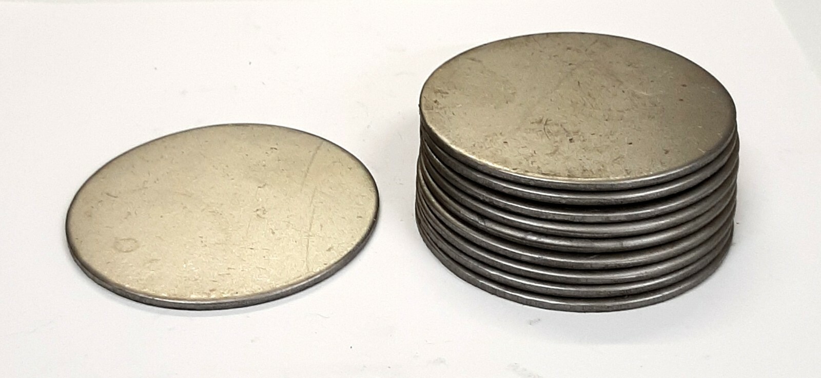 Mild Steel Discs Metal Flat Circle 25mm - 228.6mm In Diameter 1.5mm ...