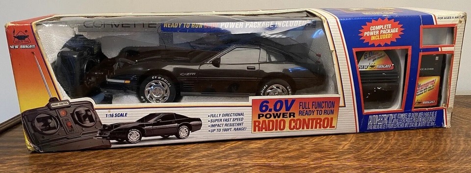 1995 New Bright Corvette ZR1 Power Radio Power Control RC Car Wireless ...
