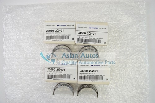 Genuine Hyundai Kia Connecting Rod Bearings 4 x 230602G401 OEM | eBay