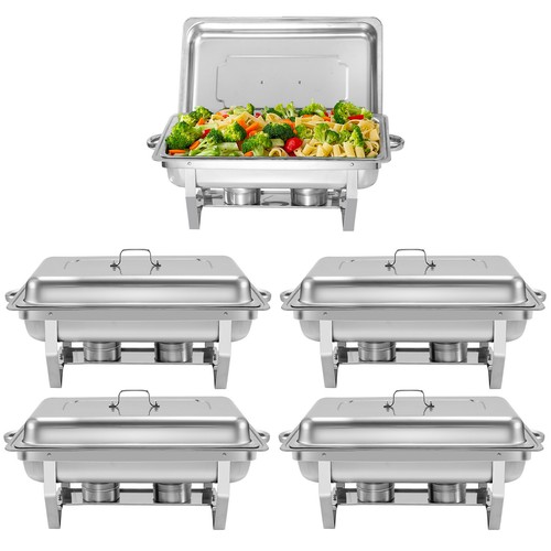 Chafing Dishes 9QT Food Grade Stainless Steel Chafers for Catering 5 ...