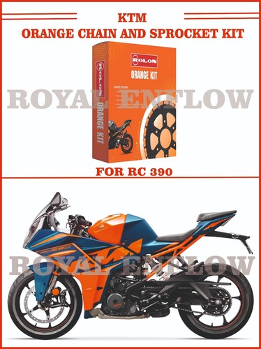 KTM Orange Chain & Sprocket Kit for RC 390 - | eBay