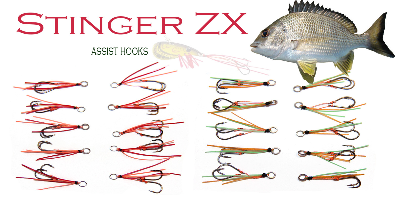 Bream Stinger Assist Hooks Vibes Blades Shrimp Lures Bream Jigs Micro ...