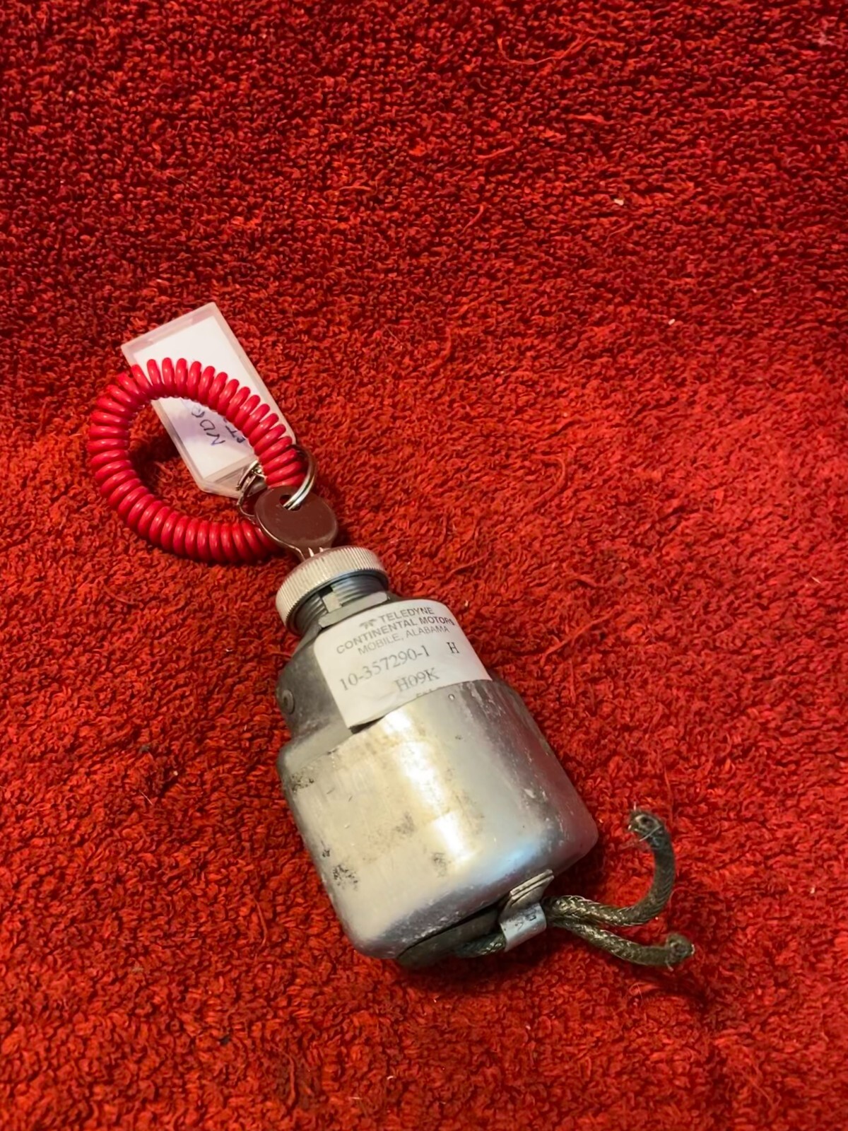 TELEDYNE AIRCRAFT IGNITION SWITCH P/N 10-357290-1 WITH KEY | eBay