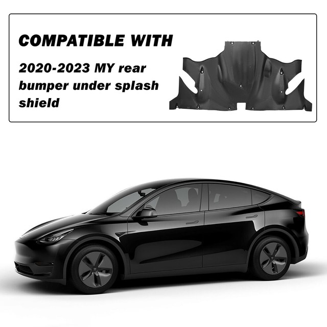 17-19 Tesla Model 3 Rear Under Body Middle Aero Splash Shield Panel ...