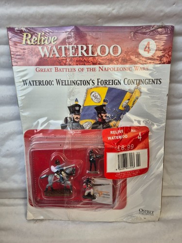 De 4 Del Prado Relive Waterloo Ensemble De 3 Peint Câble Soldats DWA004 ...