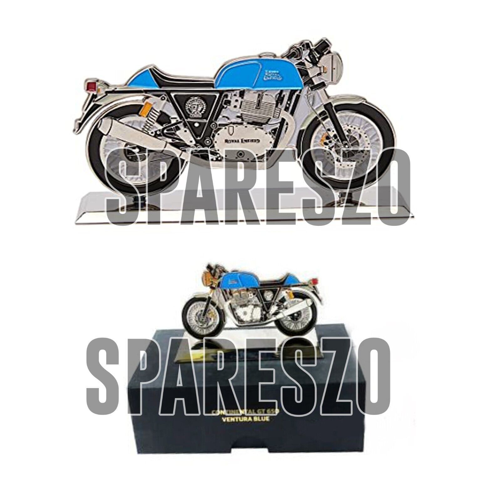 Royal Enfield Continental GT 650 "2D Scale Model" ELECTRIC BLUE | eBay