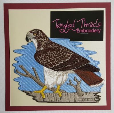Red-Tailed Hawk Embroidered Patch 6.4" x 5" | eBay