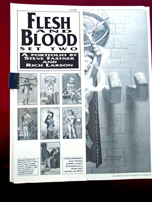 FLESH AND BLOOD SET TWO PORTFOLIO BY FASTNER & LARSON ~ SQP 1991~ OUT ...