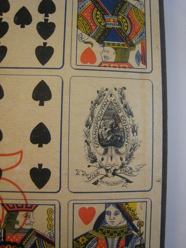Antique OLD WEST C. 1870-80s Playing Cards GAMING BOARDS, LOT OF 5 ...