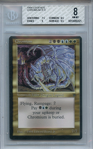 MTG Legends Chromium BGS 8.0 NM-MT WOTC Magic card Amricons 5321 | eBay
