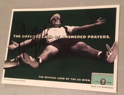 Vintage Andy Roddick 2002 US Open Postcard Autographed Auto Signed | eBay
