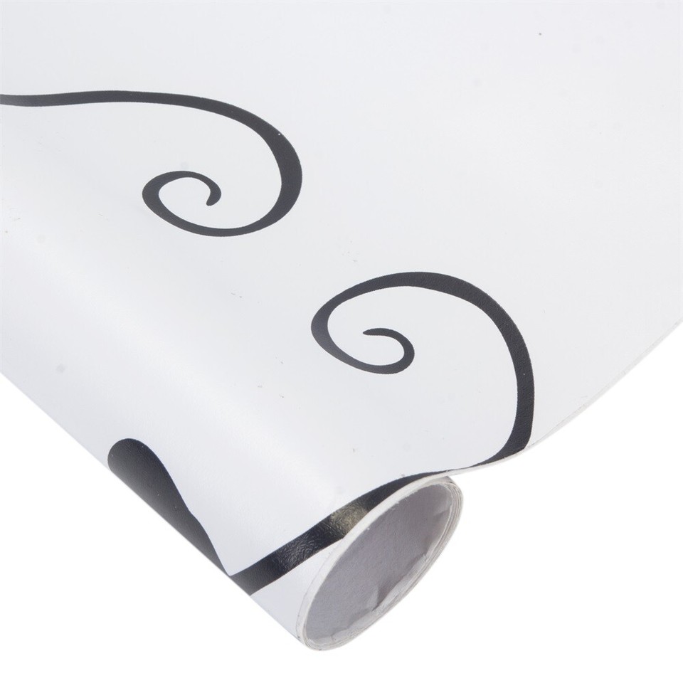 3D Window Glass Film Sticker Stained Anti UV Self-adhesive Black Flower ...