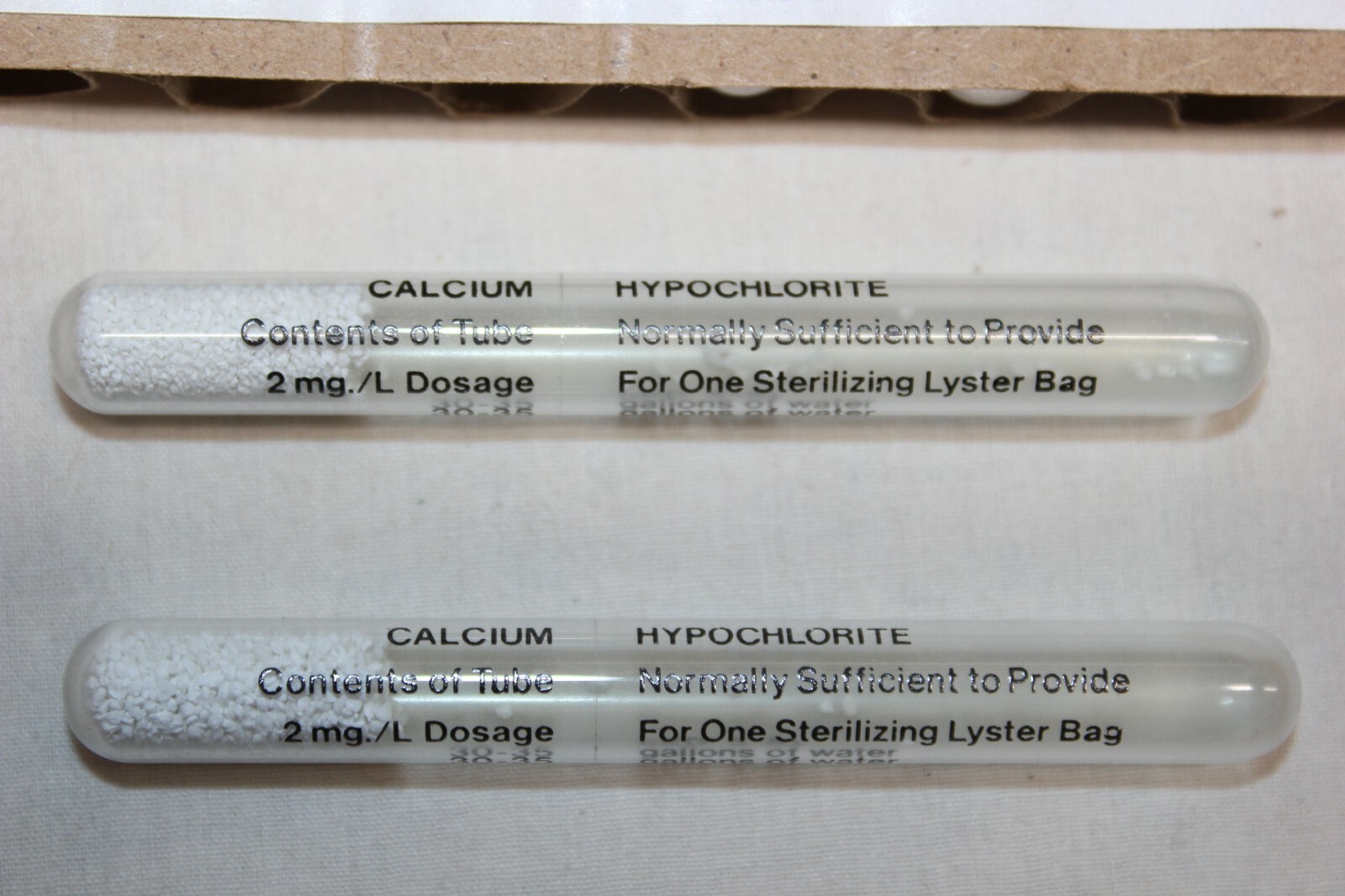 USGI Water Purification Calcium Hypochlorite Canvas Lister Lyster Bag ...