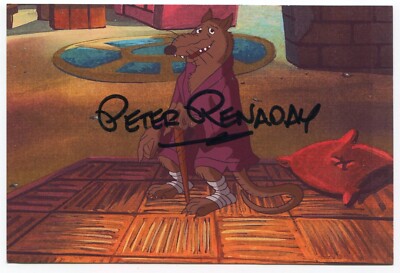 Peter Renaday Signed Photo Autographed Voice Actor Master Splinter TMNT ...
