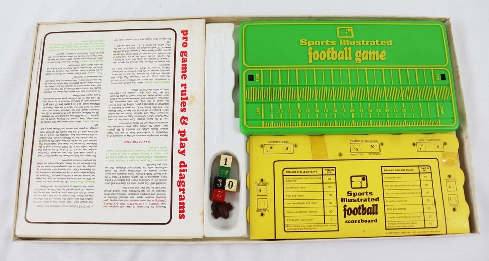 VINTAGE 1972 Sports Illustrated Pro Football Board Game | eBay