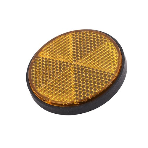 2 x 2inch Round Orange Reflectors Universal For Motorcycles ATV Bikes ...