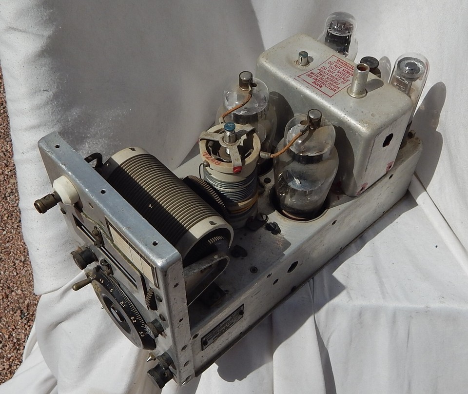 WW2 US Army Aircraft Radio Transmitter Type BC-457A With All The Tubes ...