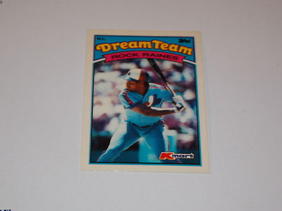 BASEBALL CARD 1989 TOPPS DREAM TEAM KMART ROCK RAINES #27 | eBay