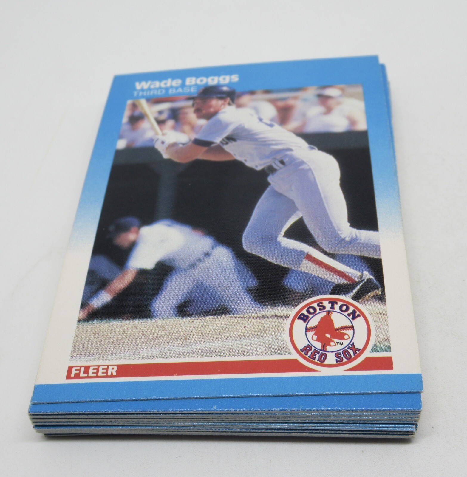 Boston RED SOX 1987 FLEER MLB LOT of 22 Including Wade Boggs Baseball ...