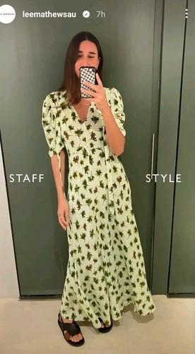 $799 Lee Mathews Silk DAPHNE TIE NECK DRESS | eBay Australia