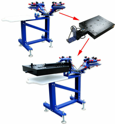 Enhanced Screen Press Kit: 3 Color Screen Printing with Small Flash ...
