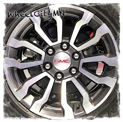 18 inch gunmetal machined 2020 GMC Sierra 1500 AT4 OE replica 5909 ...