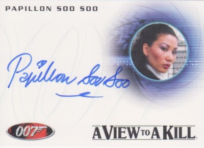 2010 JAMES BOND HEROES & VILLAINS PAPILLON SOO SOO AS PAN HO AUTOGRAPH ...