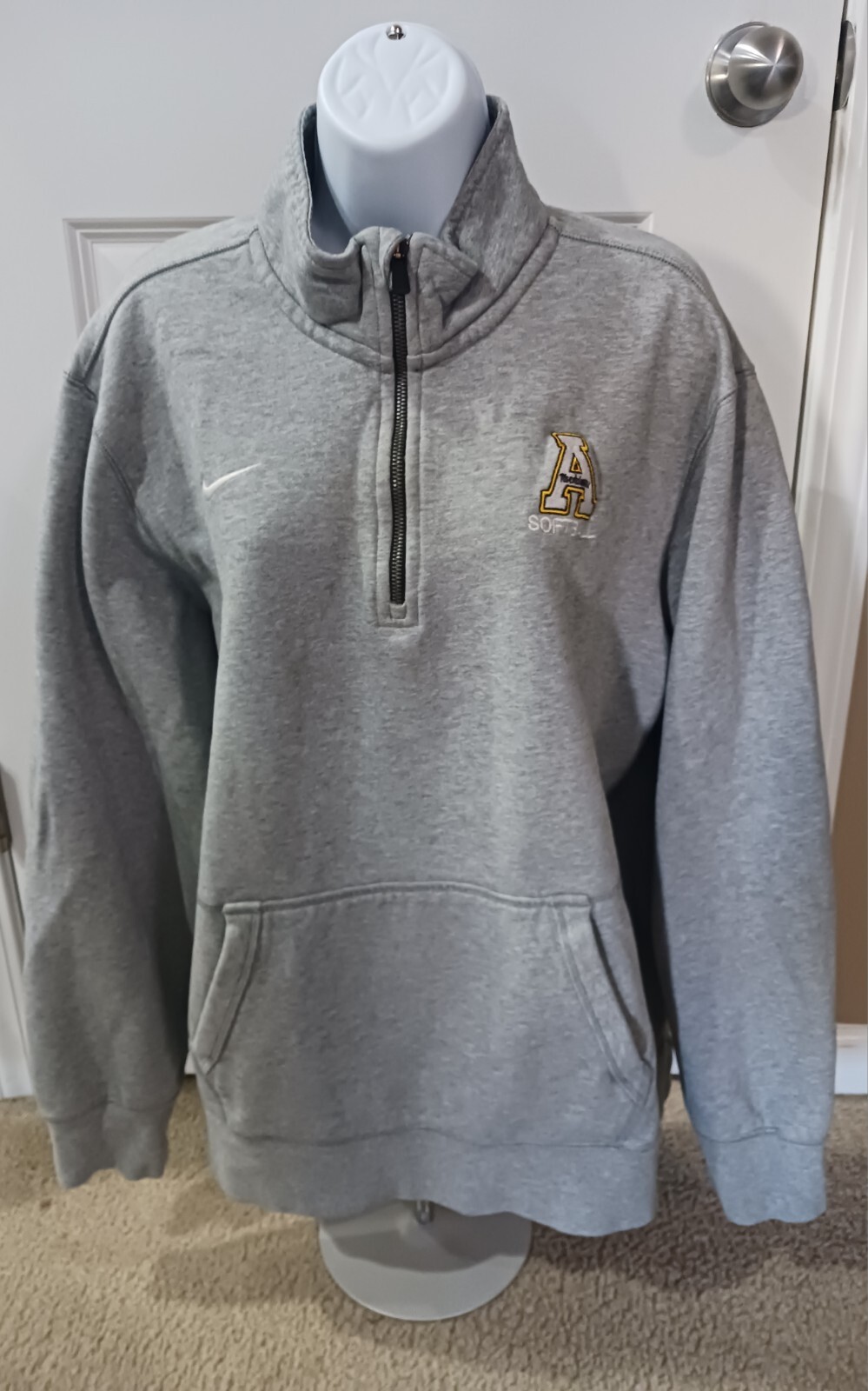 Appalachian State Mountaineers Womens Softball Nike 1/4 Zip Pullover ...