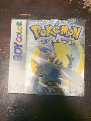 Original Authentic Pokémon Nintendo Game Boy Color Silver Version Game ...