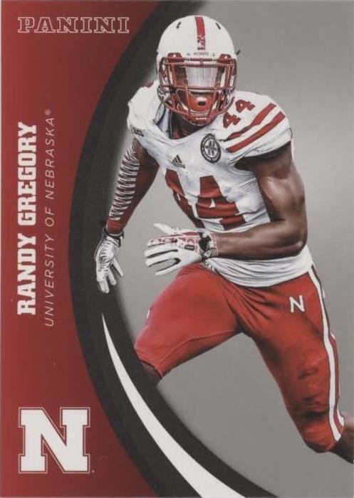 2015 Panini Nebraska Cornhuskers - Randy Gregory #28 Silver (RC) for ...