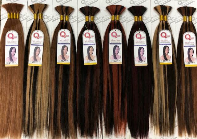 Milky Way Que Human Hair Mix for Braiding YAKY BULK (straight hair) | eBay