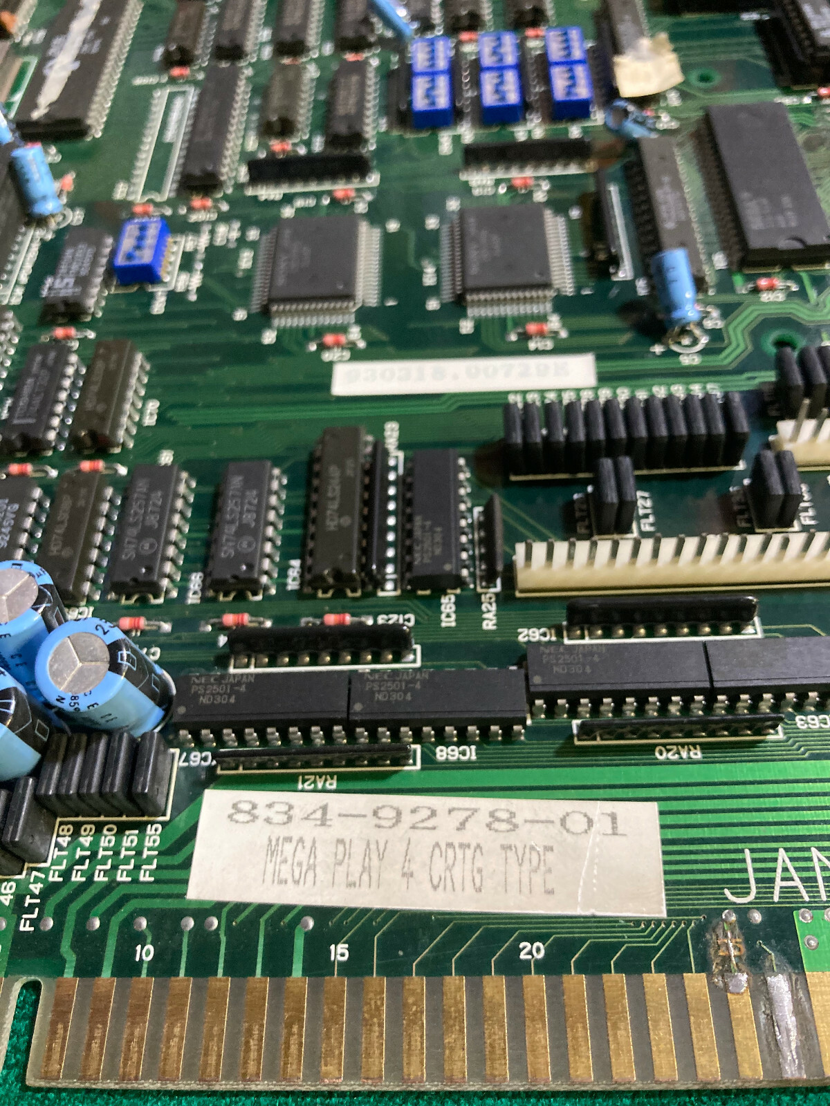 SEGA MEGA PLAY 4 SLOT MOTHERBOARD ARCADE PCB JAMMA UNTESTED | eBay