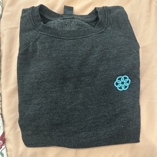 Apple Mindful Minute Logo FLEECE Sweatshirt Employee Gray XL Extra ...