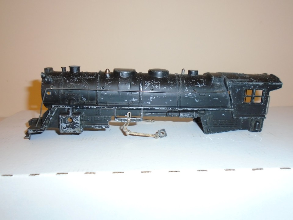 Marx Trains 333 Steam Locomotive Shell Only Parts O Gauge Black Diecast ...