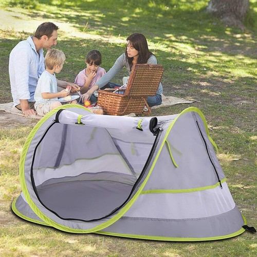 Pop Up 2 Man Beach Camping Festival Fishing Garden Kids Tent UV50+ Sun ...