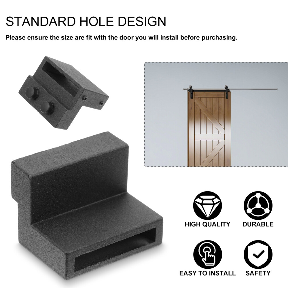 Door Stopper for Sliding Barn Flat Track Tracks Slide Scroll Wheel | eBay