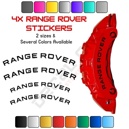 4x RANGE ROVER SPORT CALIPERS STICKERS | eBay