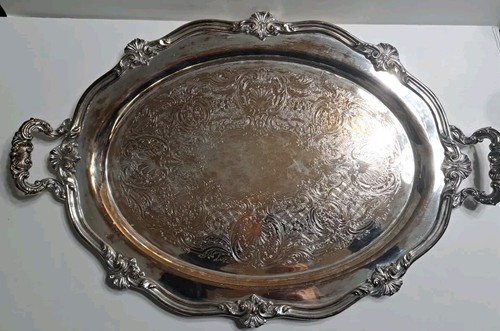 Large Reed & Barton Regent Waiter Butler Tray 5601 | eBay