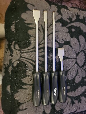 SNAP-ON 4 PIECE SCRAPER SET PAK434790 MADE USA HARD BLACK HANDLES | eBay
