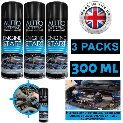 3x Engine Start Spray Auto Extreme Diesel Petrol & Paraffin Engine ...