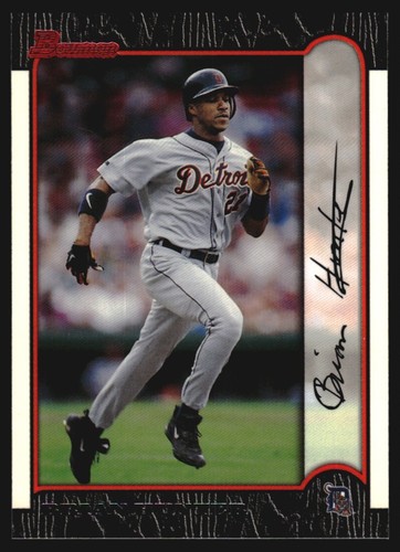 1999 Bowman Detroit Tigers Baseball Card #39 Brian Hunter | eBay