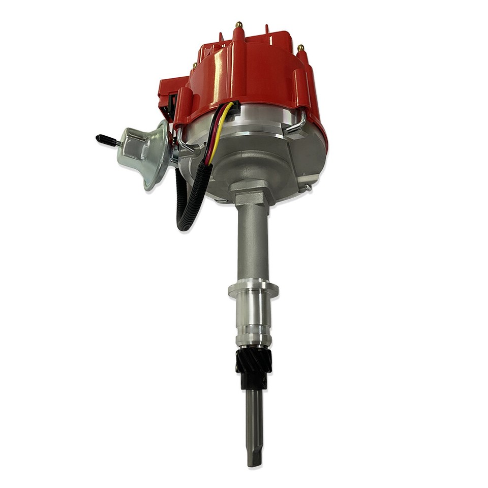 For Chevy Inline 6 Cylinder 230 250 292 65K Coil HEI Distributor Red ...