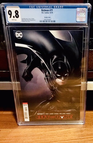 BATMAN #77 Variant CGC 9.8 Death of Alfred BOOK IN HAND 2019 DC Comics ...