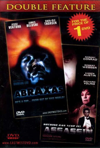 NEW Abraxas 1990 Jesse Ventura + Assassin 1986 Robert Conrad DVD MOVIE ...