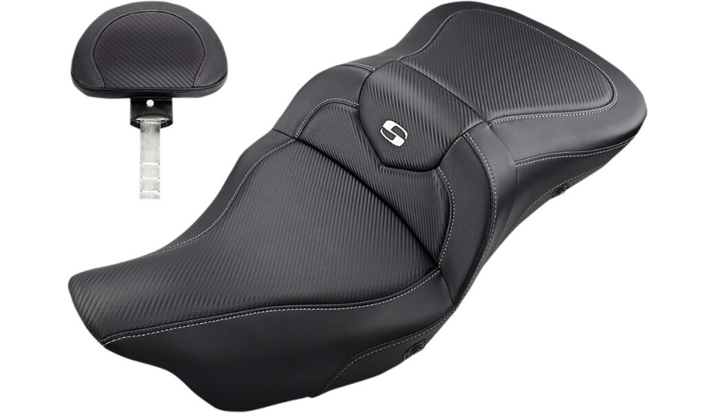 Saddlemen - 808-07B-185BRHC - Heated Road Sofa CF Seats for sale online ...