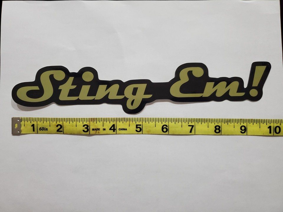 Georgia Tech Yellow Jackets Sting Em decal sticker | eBay